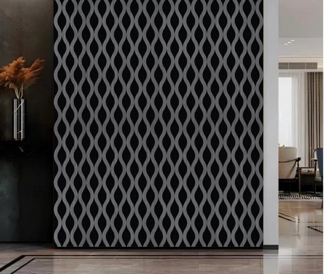 MDF Wavy Style Wall Panels – Pack of 4 | Each Panel 600mm x 2400mm ...